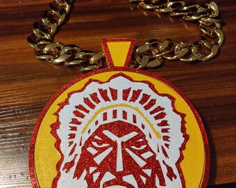 Touchdown Rings Turnover Chain Miami Bling Hurricanes - Etsy