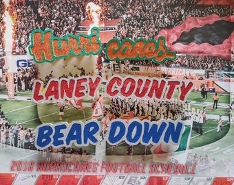 Touchdown Rings Turnover Chain Miami Bling Hurricanes - Etsy