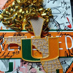 2024 Turnover Chain Miami Hurricanes Emblem - Etsy