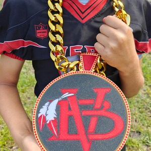 Custom Swag Spinner Chain Logo Miami Cuban Link Swag Bling Turnover ...