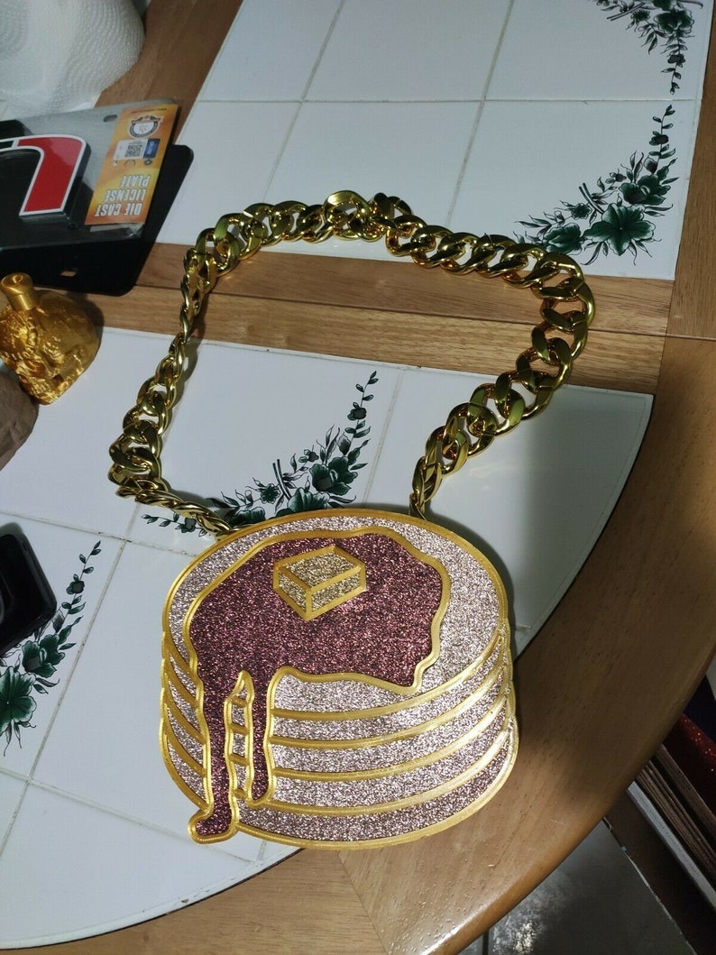 Pancake Turnover Chain Miami Hurricanes Touchdown Necklace | Etsy