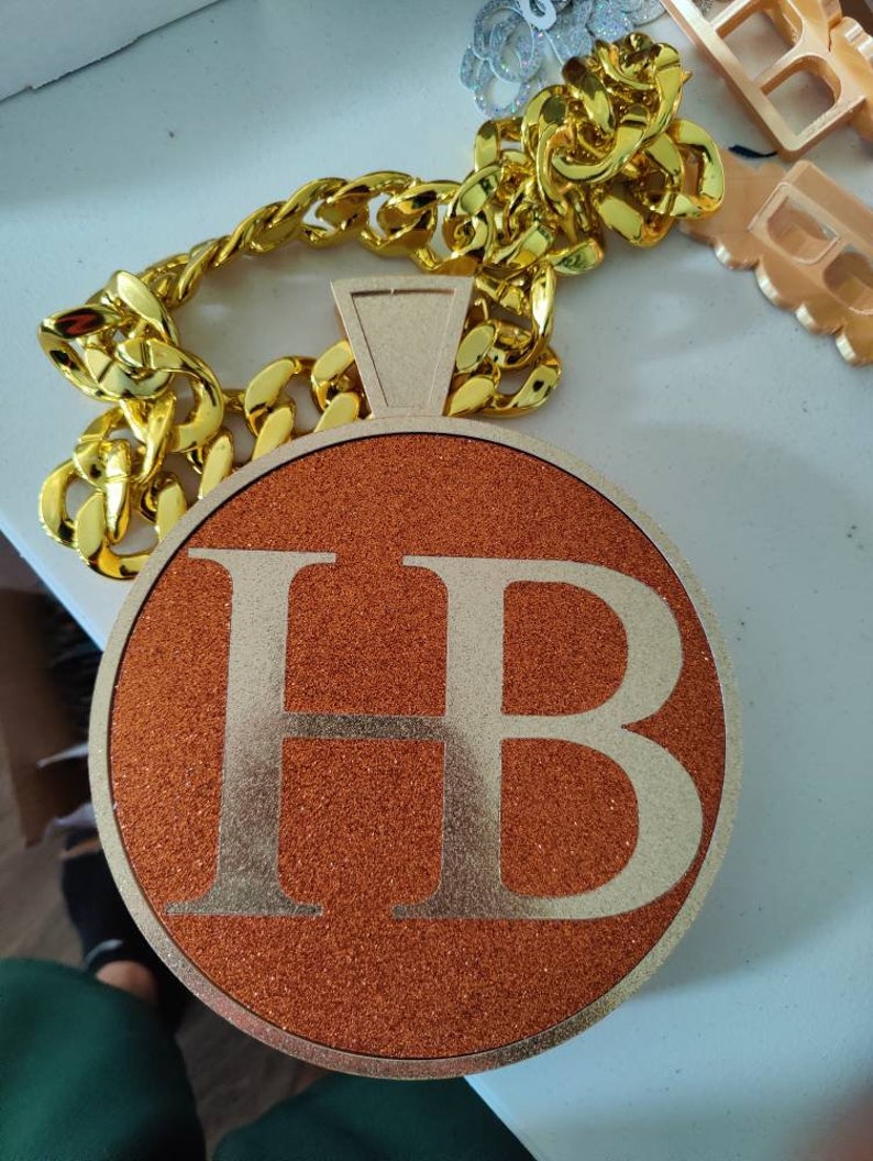 Custom Swag Spinner Chain Logo Miami Cuban Link Swag Bling | Etsy