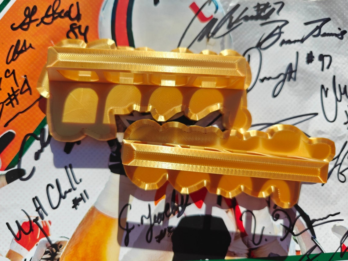Touchdown Rings Turnover Chain Miami Bling Hurricanes - Etsy