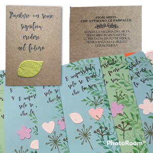 Partecipazioni con carta piantabile - Etsy Italia