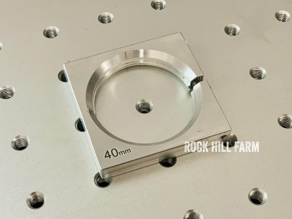 Fiber Laser 40mm Coin Fixture for Quick Indexing and Engraving - Etsy