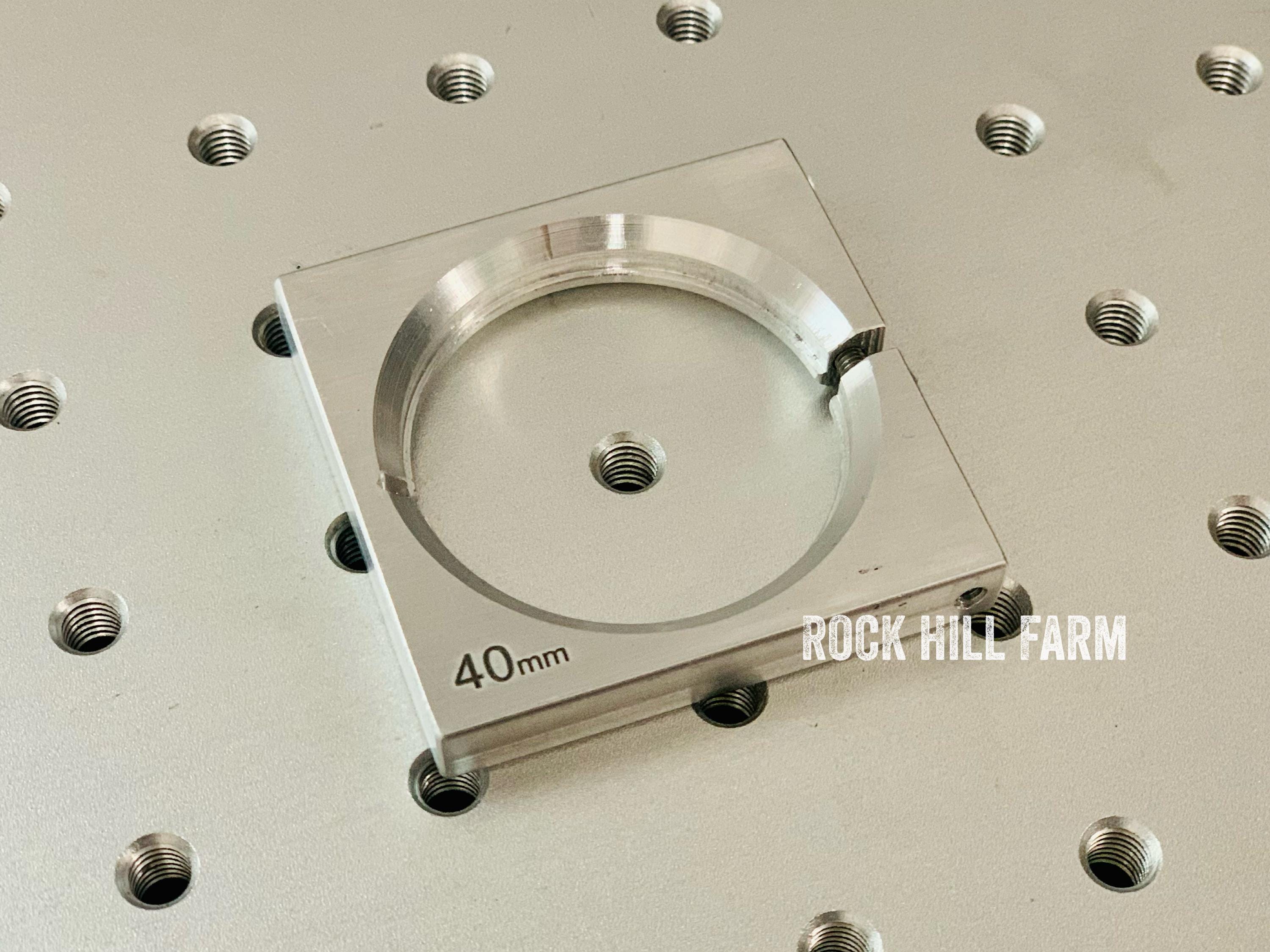 Fiber Laser 40mm Coin Fixture for Quick Indexing and Engraving - Etsy