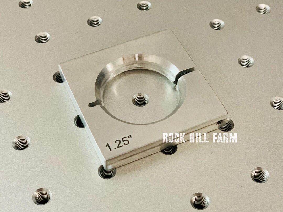 Fiber Laser 1.25" Coin Fixture for Quick Indexing and Engraving - Etsy