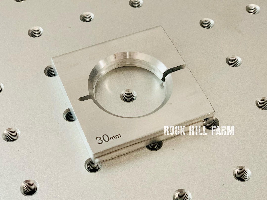 Fiber Laser 30mm Coin Fixture for Quick Indexing and Engraving - Etsy