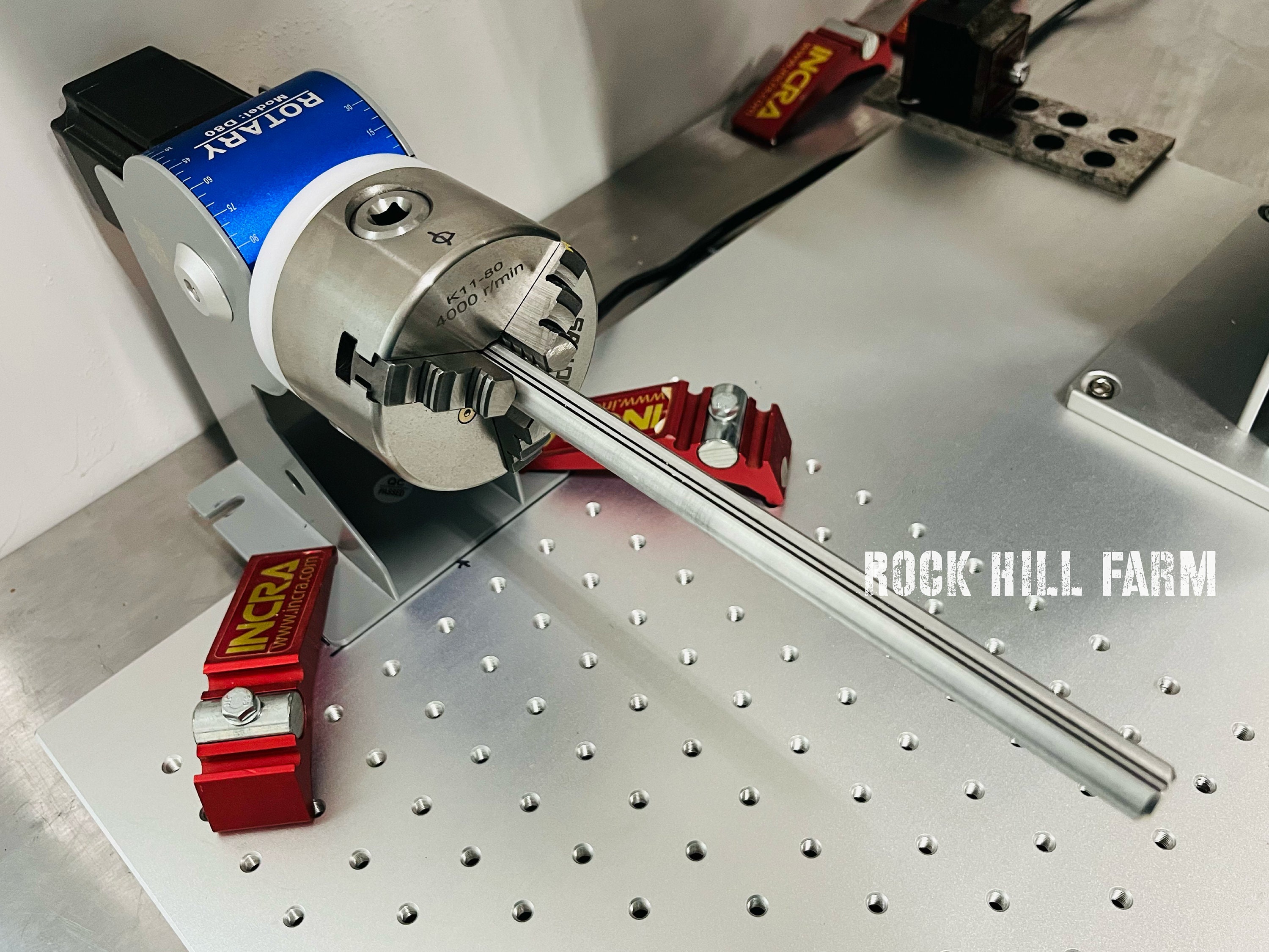 Laser Fixture for Alignment of Rotary Axis / Works Great for Full Wraps ...