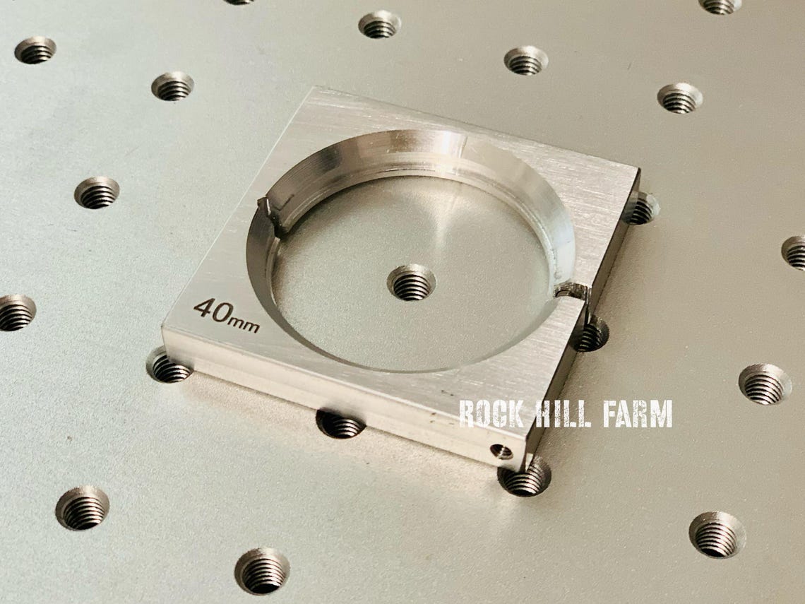 Fiber Laser 40mm Coin Fixture for Quick Indexing and Engraving - Etsy