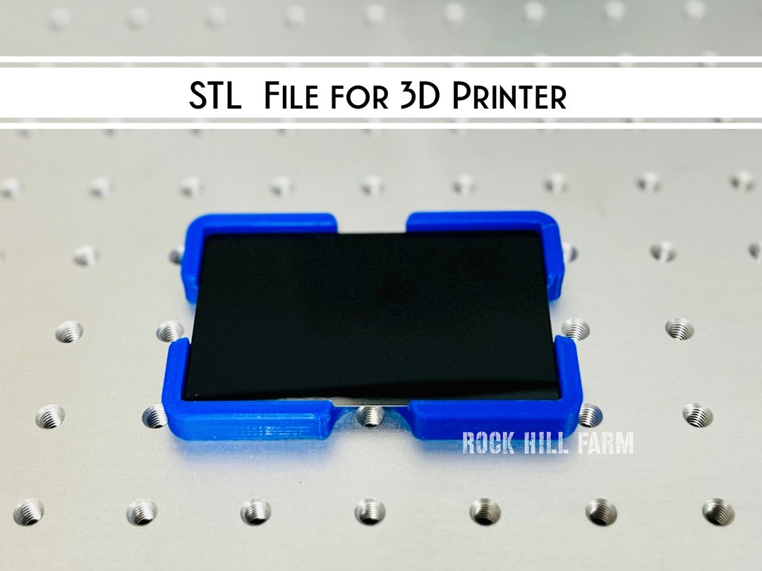 STL File for 3D Printer Fiber Laser Fixture for Quick Indexing and ...