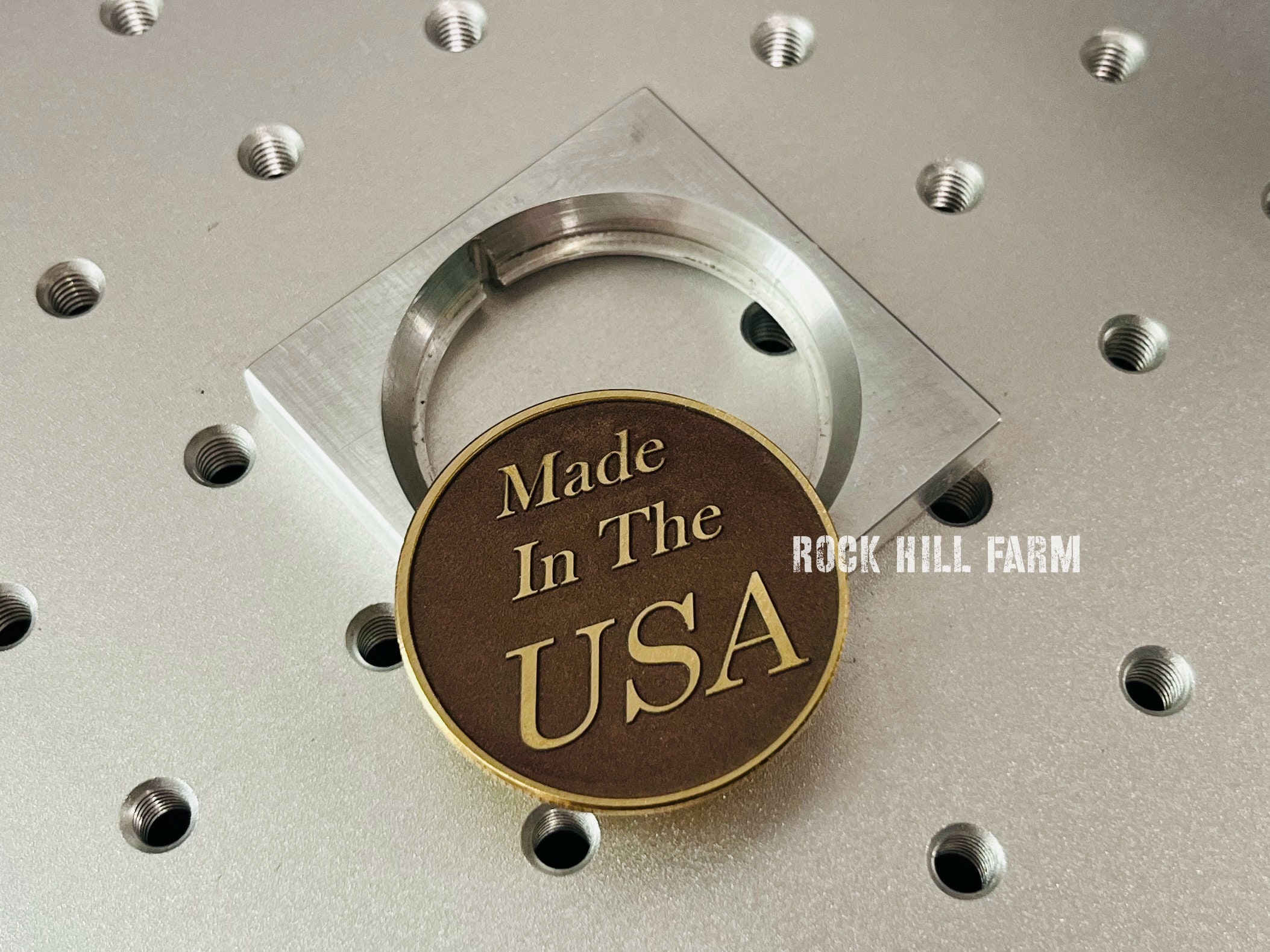 Fiber Laser 40mm Coin Fixture for Quick Indexing and Engraving - Etsy