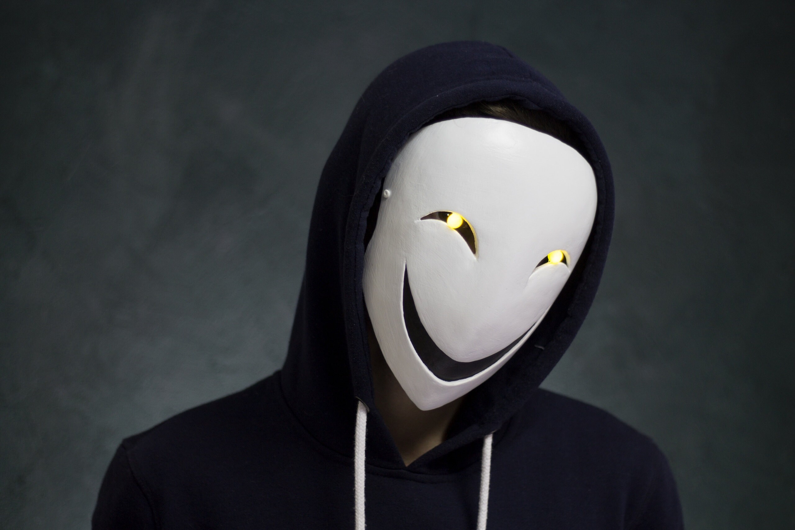 Black Bullet anime Kagetane Hiruko mask handmade for cosplay | Etsy