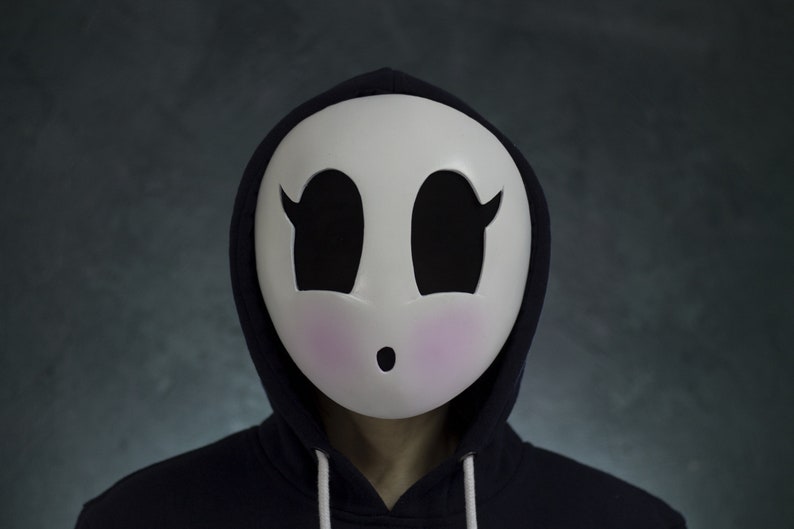 Shy Galguy Mask Handmade For Cosplay Etsy