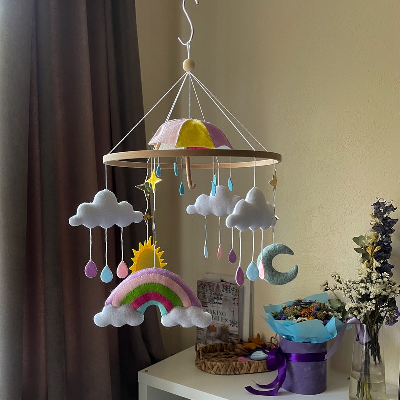 Rain Cloud Mobile - Etsy