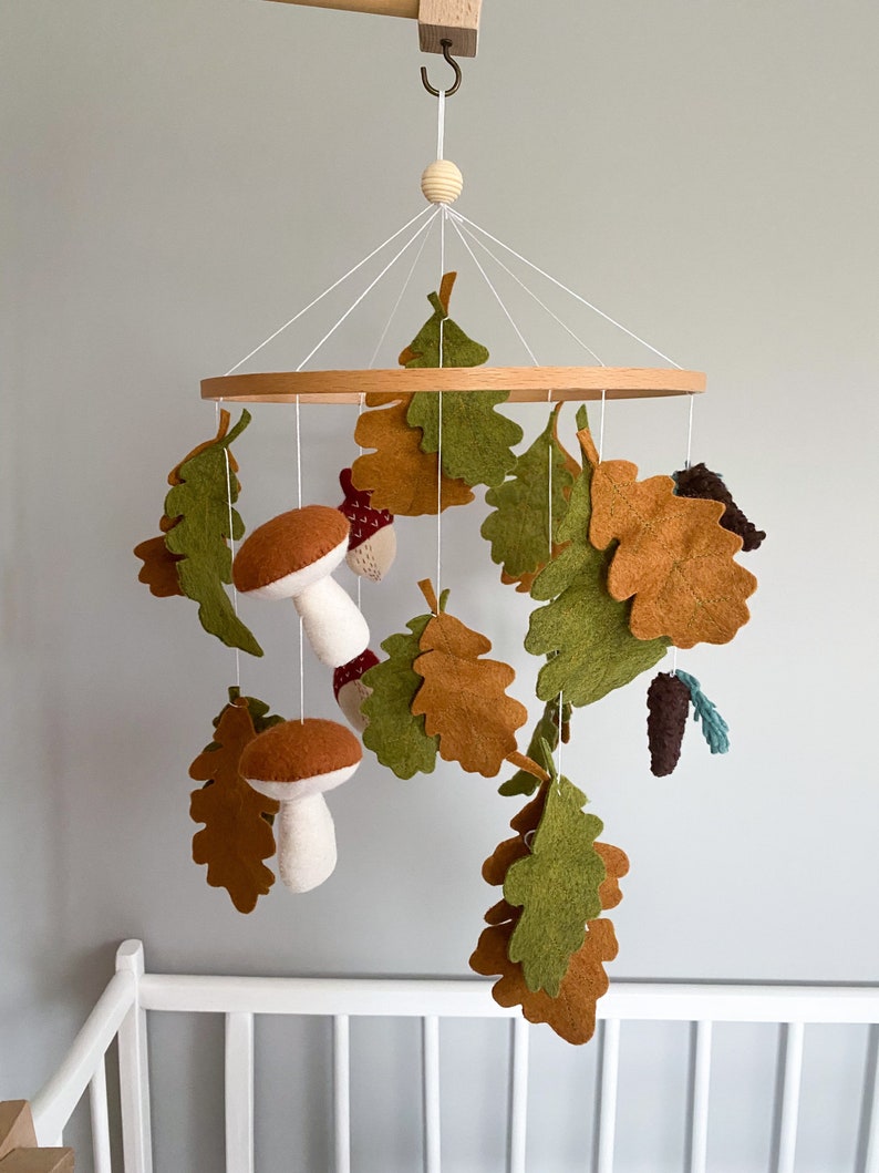 Woodland Mobile Baby Mobile Crib Mobile for Baby Boy - Etsy