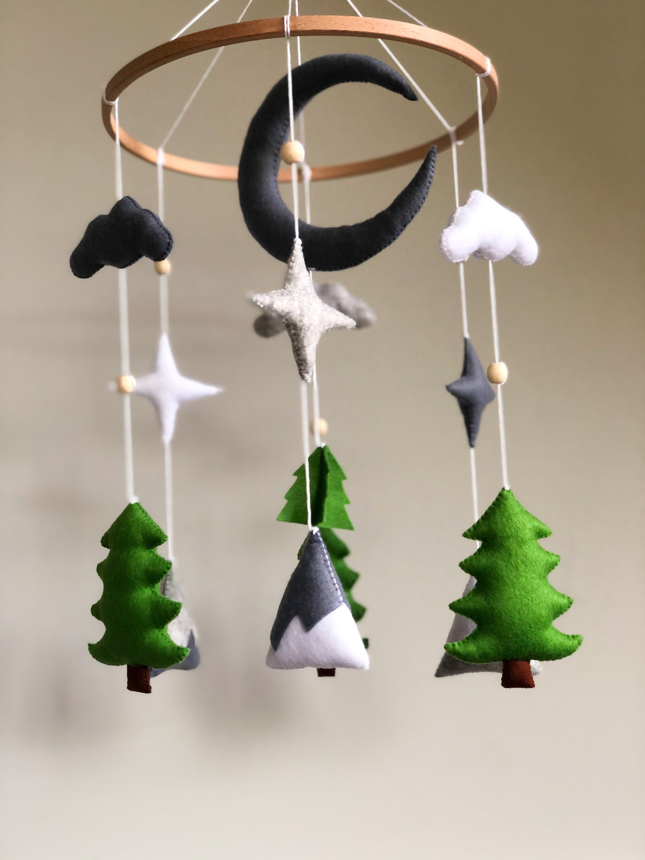 Baby Mobile Forest Mobile Wood Mobile Nature Mobile for - Etsy