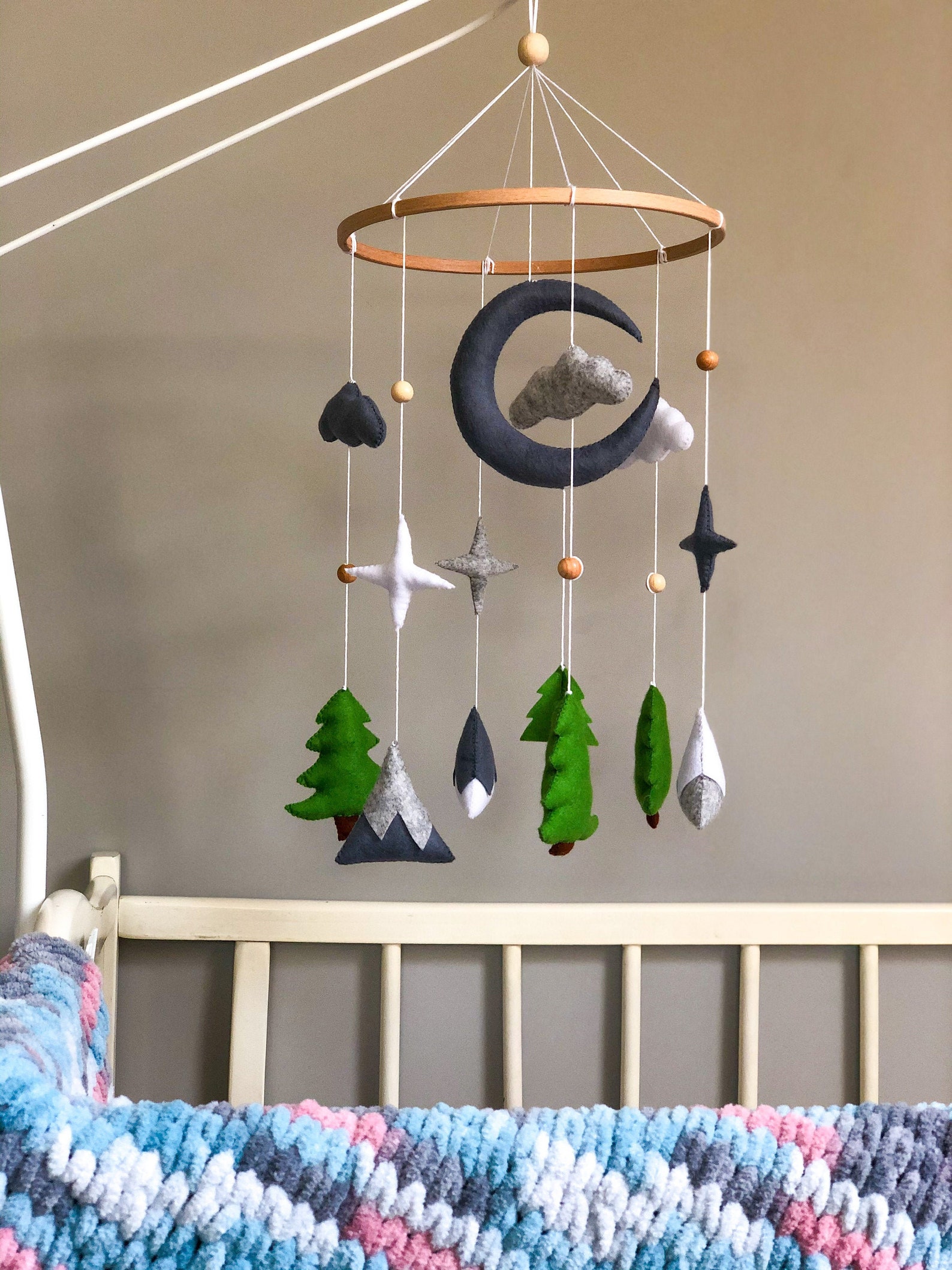 Baby Mobile Forest Mobile Wood Mobile Nature Mobile for - Etsy