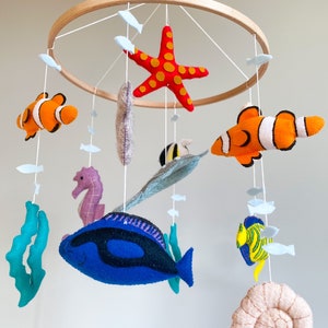 Under the Sea Mobile, Ocean Mobile, Fish Mobile, Nemo Mobile, Nautical ...