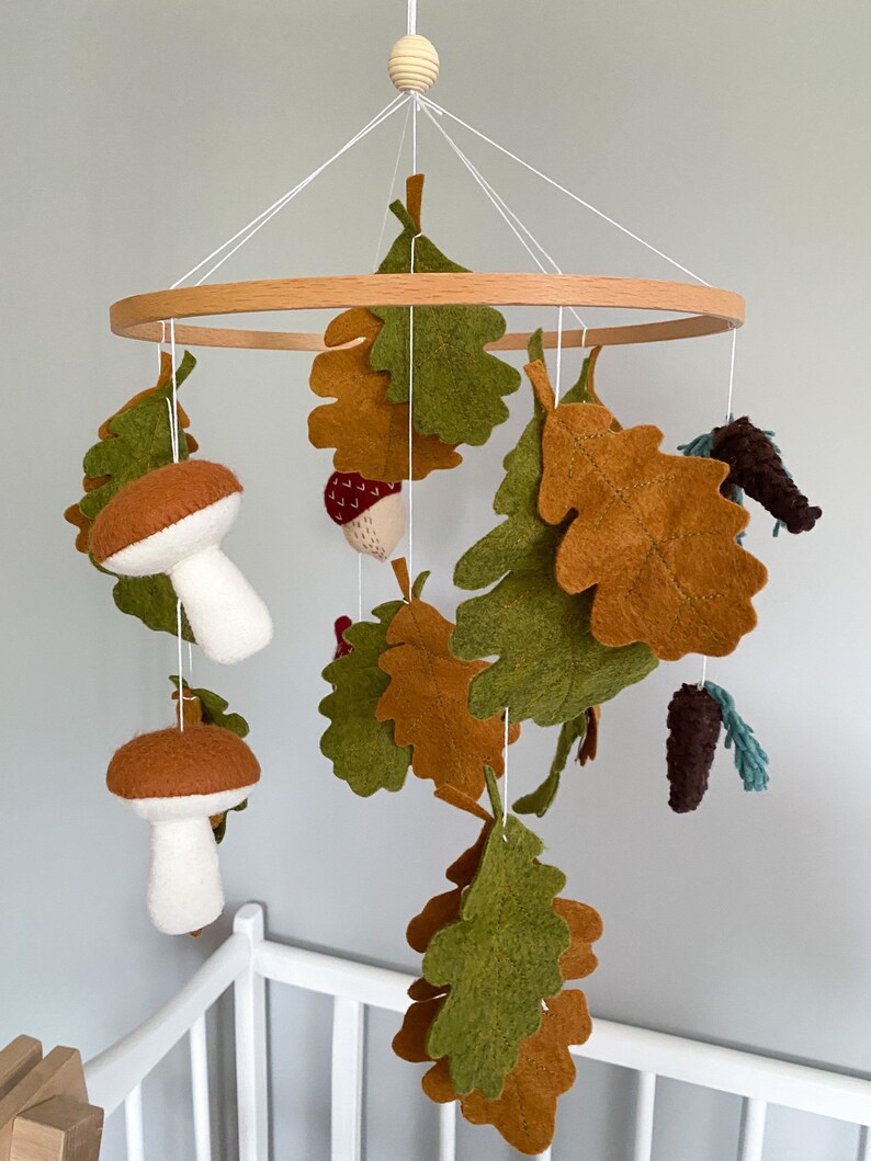 Woodland Mobile, Baby Mobile, Crib Mobile for Baby Boy Nursery, Baby ...