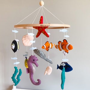 Under the Sea Mobile, Ocean Mobile, Fish Mobile, Nemo Mobile, Nautical ...