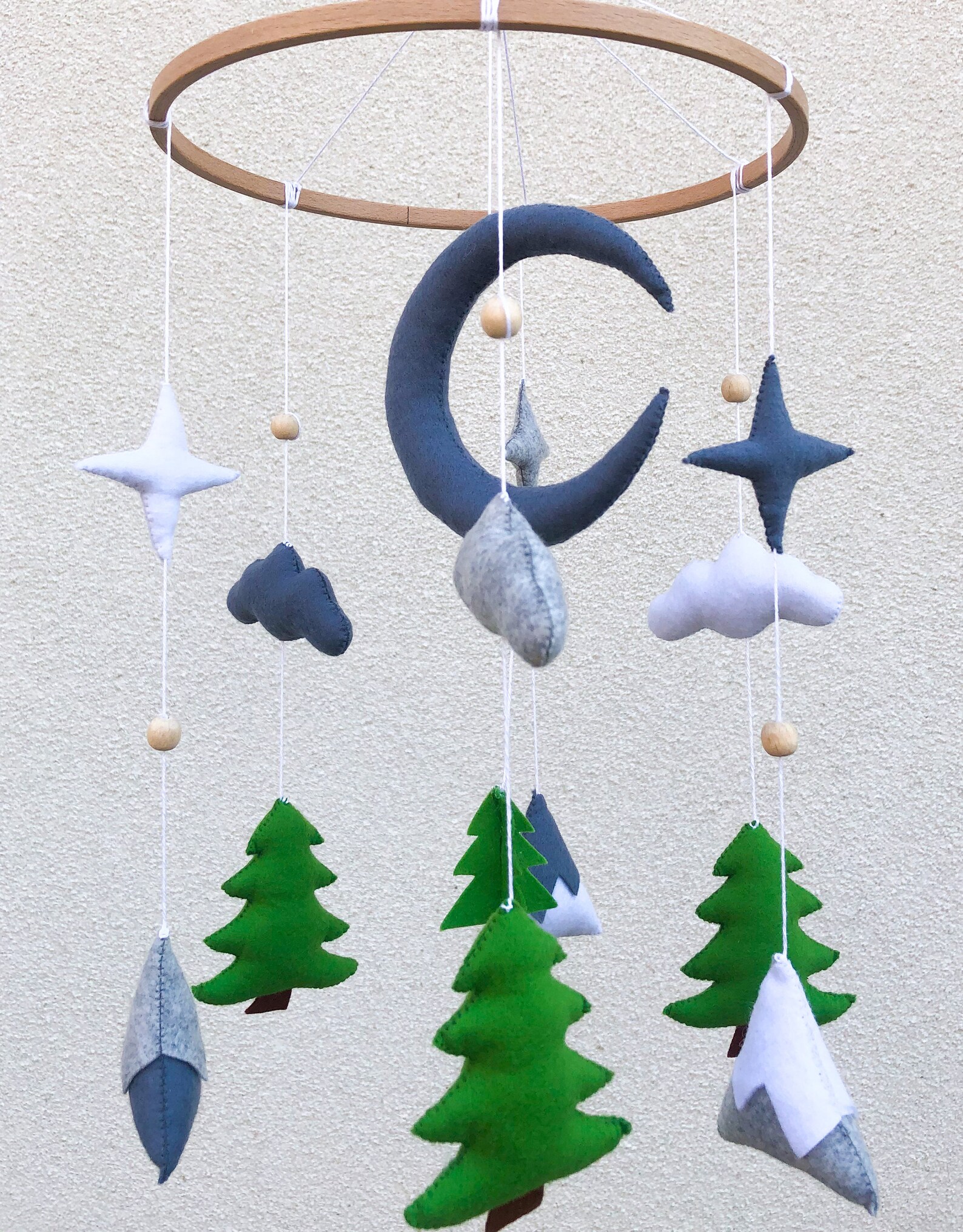 Baby Mobile Forest Mobile Wood Mobile Nature Mobile for - Etsy