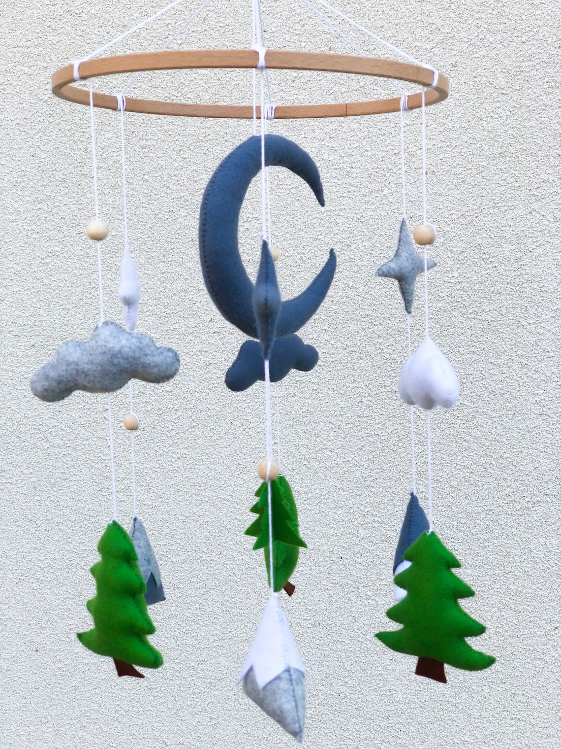 Baby Mobile Forest Mobile Wood Mobile Nature Mobile for - Etsy