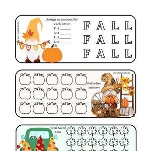 Autumn Gnome Mini Challenges - Etsy