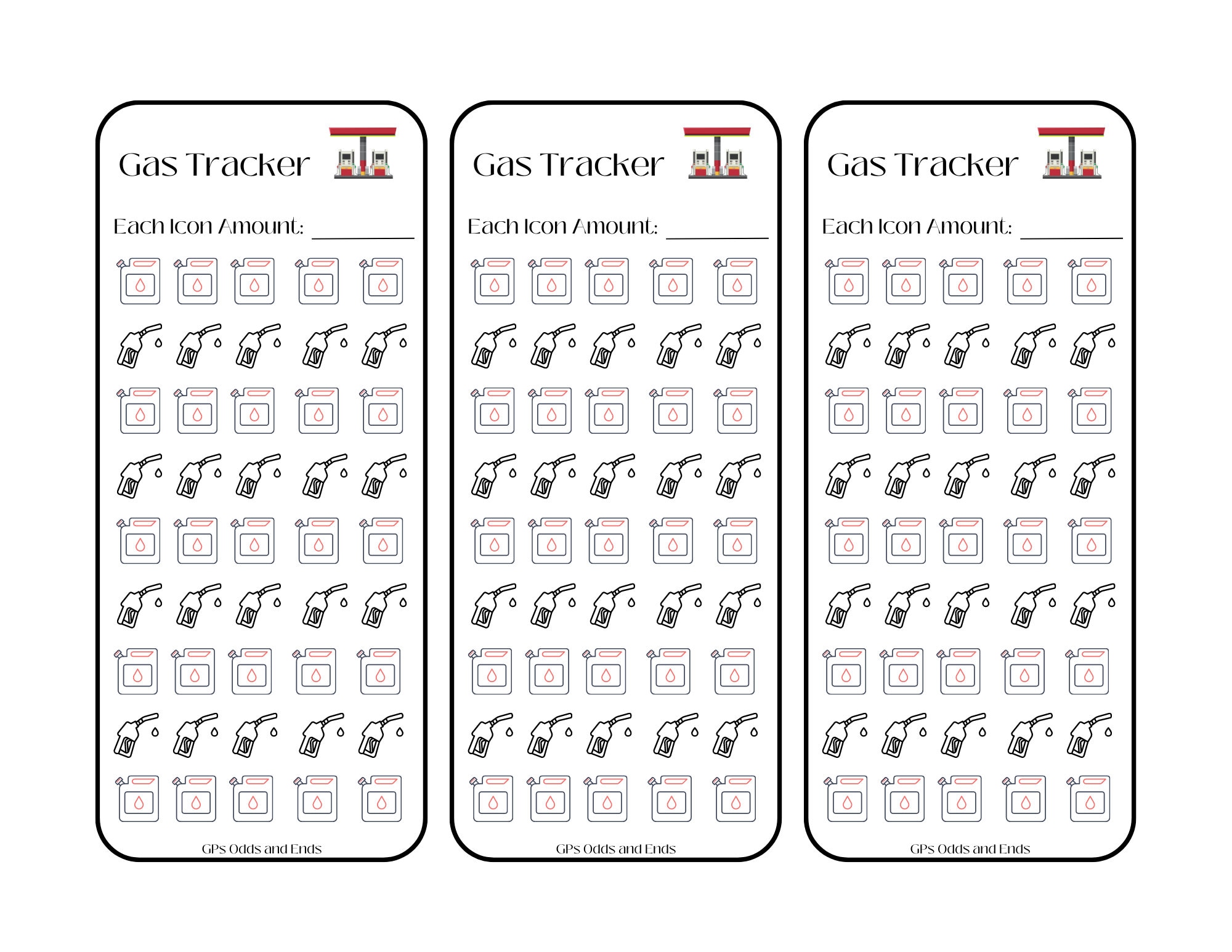 Gas Budget Tracker Savings Challenge - Etsy