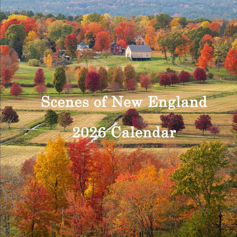 2026 New England Calendar - Etsy