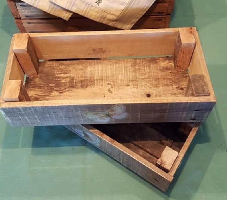 Reclaimed Pallet Wood Flower, Garden, Window or Herb Box - 2 for 29.00 ...