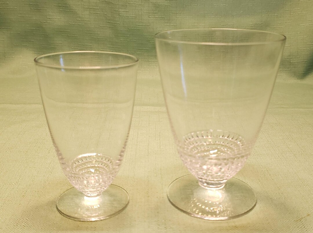 MCM, Vintage Duncan and Miller (duncan Miller) Teardrop Glassware, 2 ...