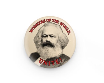Karl Marx Badge - Etsy