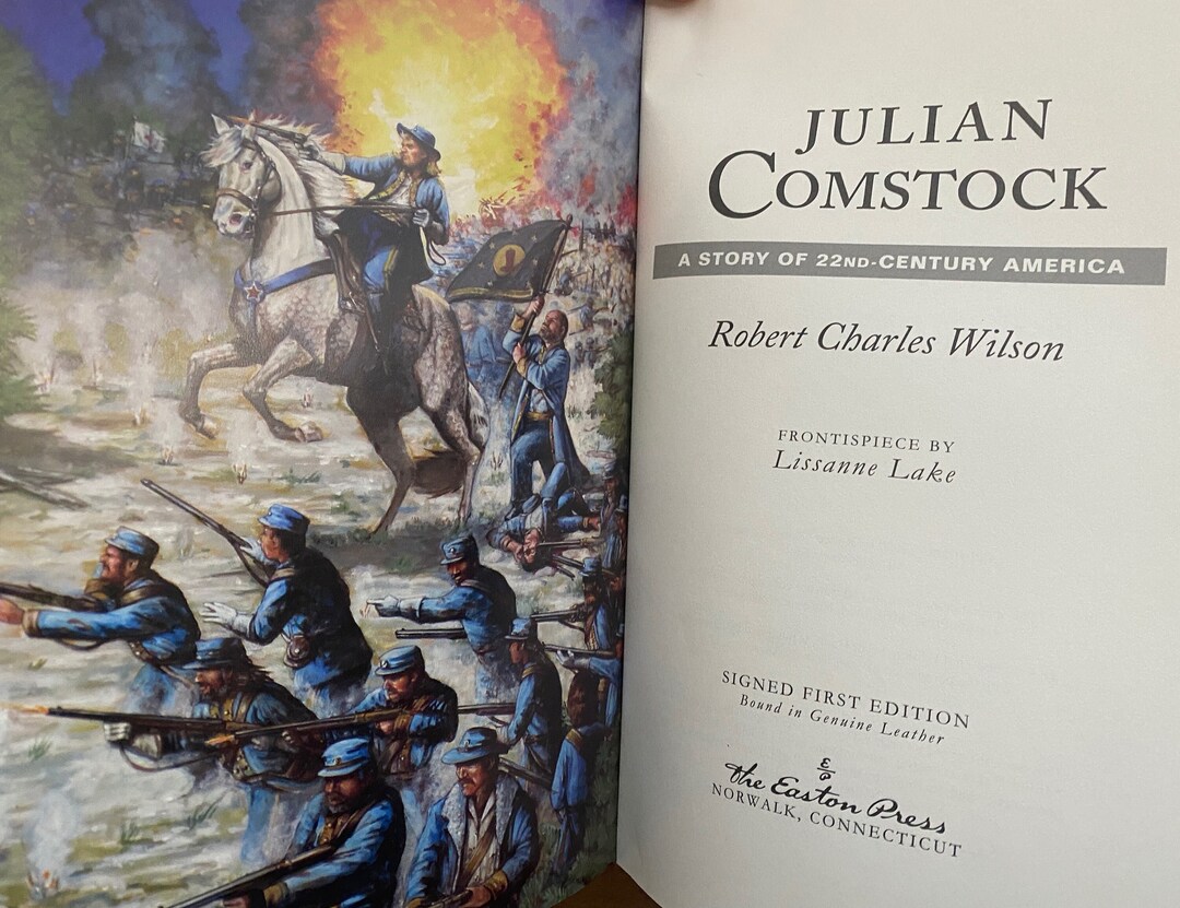 Robert Charles Wilson julian Comstock Easton Press Signed First Edition ...