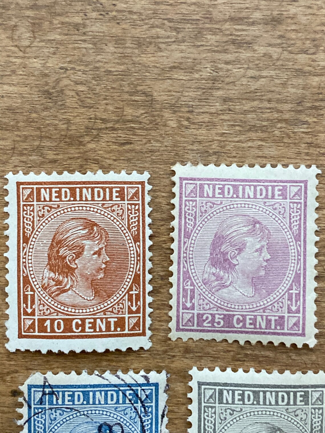 1892 Queen Wilhemine Dutch East Indies Stamp Set Netherlands - Etsy
