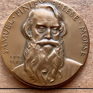 Samuel Morse Bronze Medal: Hall of Fame, NYU (circa 1965) - Etsy