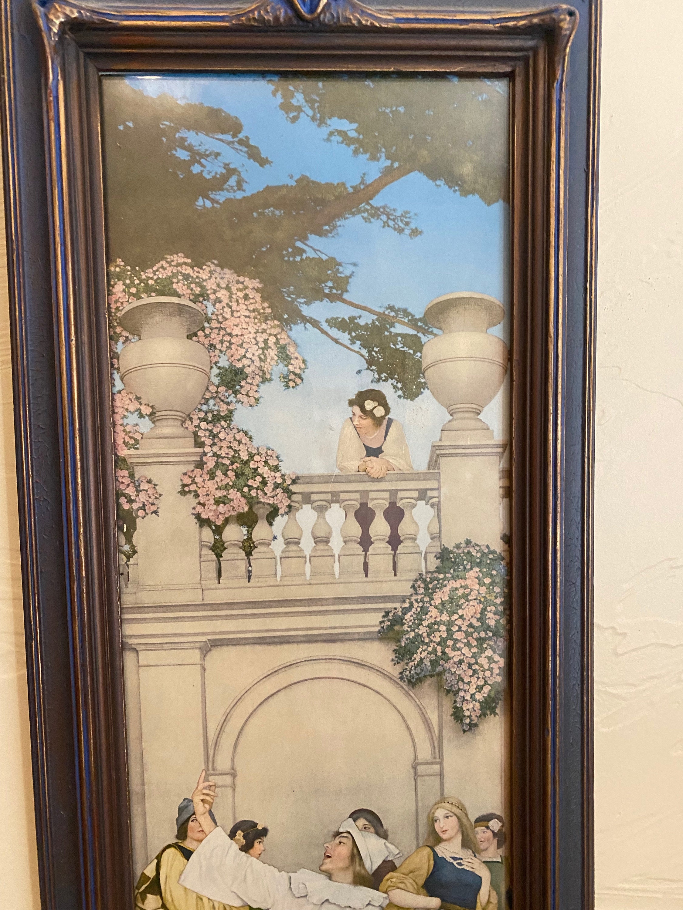Maxfield Parrish Print A Call to Joy 1915 Original Triptych Print ...