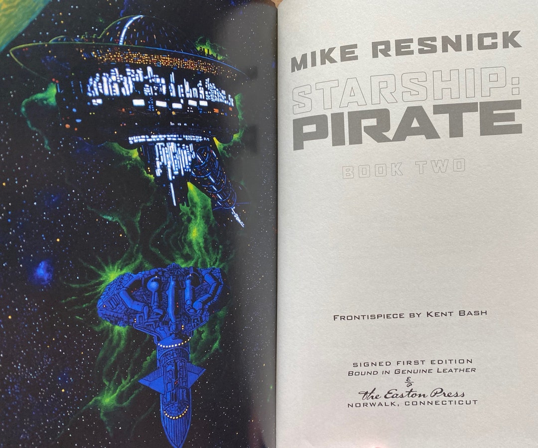 Starship Pirate Book Two by Mike Resnick Easton Press Signed Leather ...
