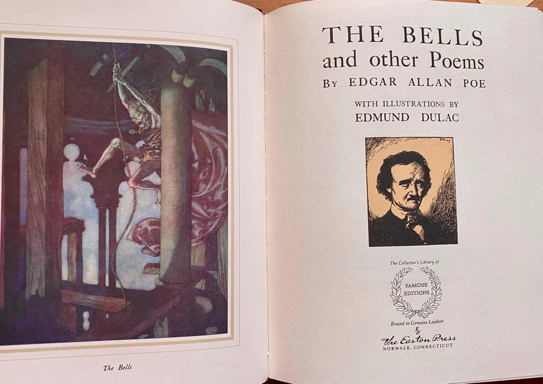 Edgar Allan Poe the Bells and Other Poems. Easton Press Famous Editions ...