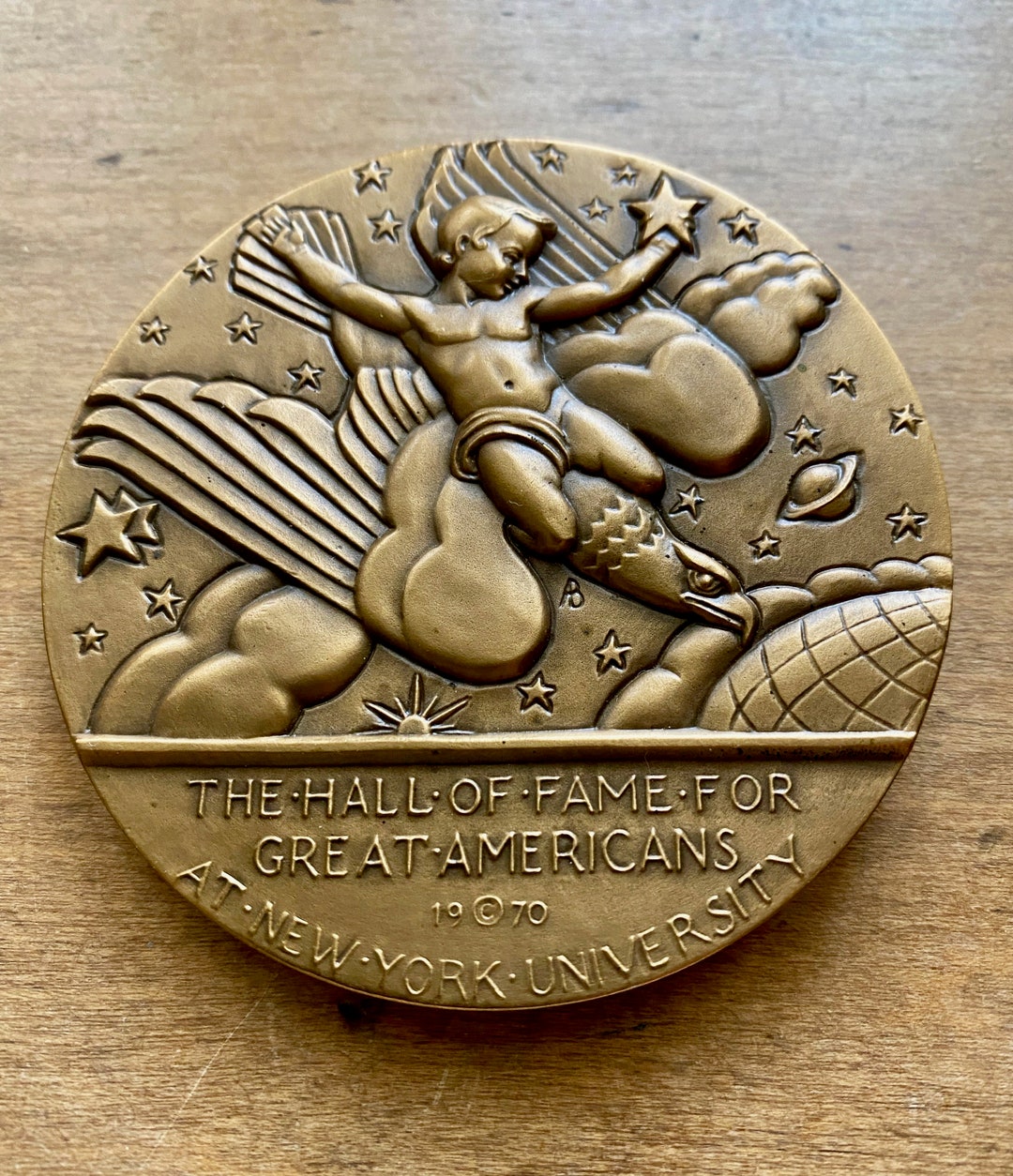 Simon Newcomb Bronze Medal With All Paperwork Hall of Fame for - Etsy