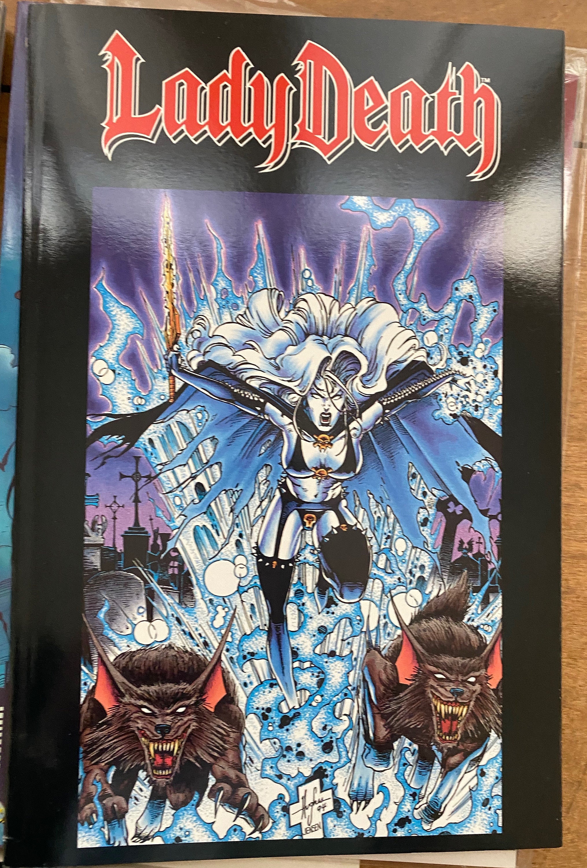 Collection of 7 Graphic Comic Novels Lady Death Vamps Batman Vampirella ...