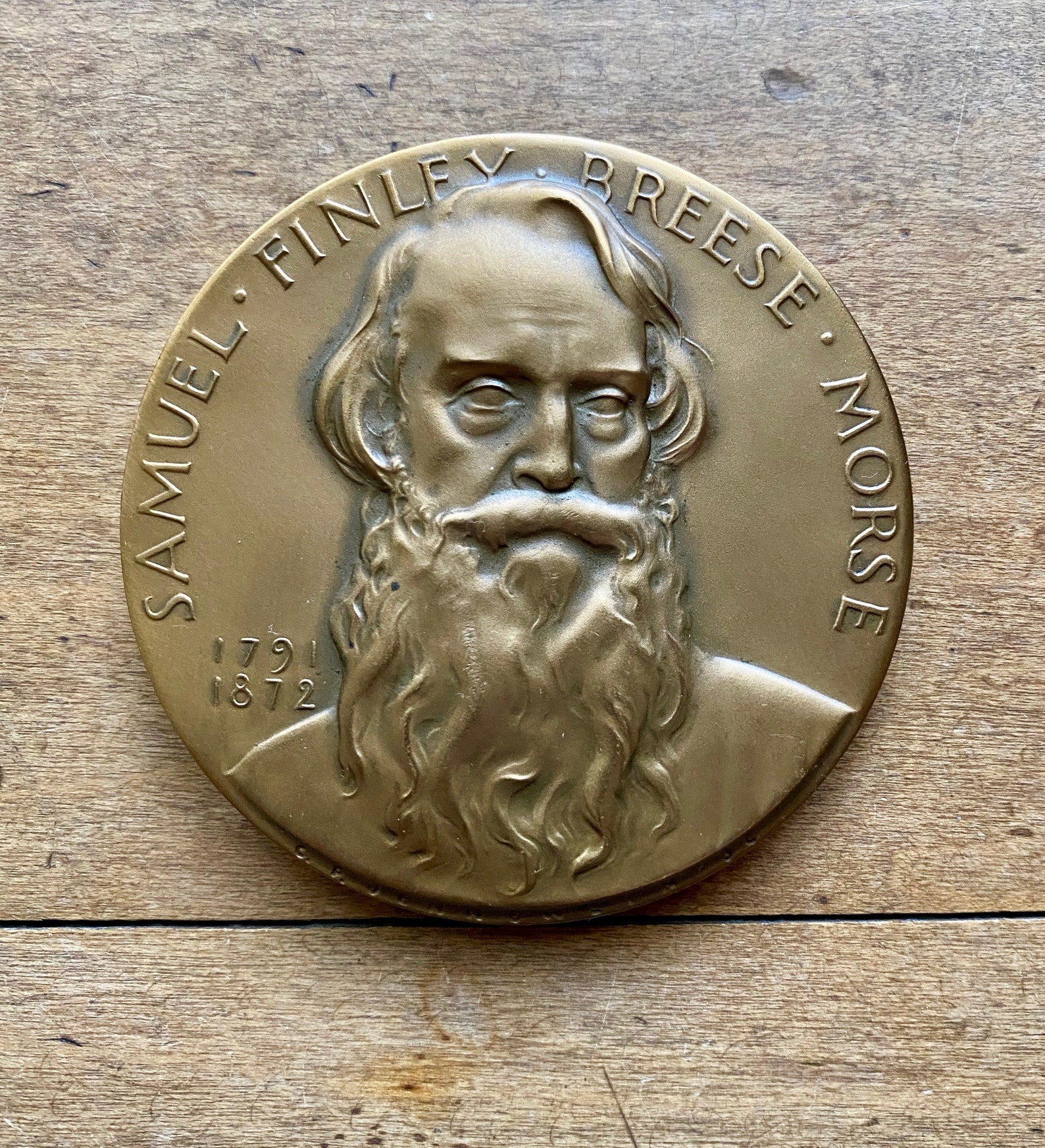 Samuel Morse Bronze Medal: Hall of Fame, NYU (circa 1965) - Etsy
