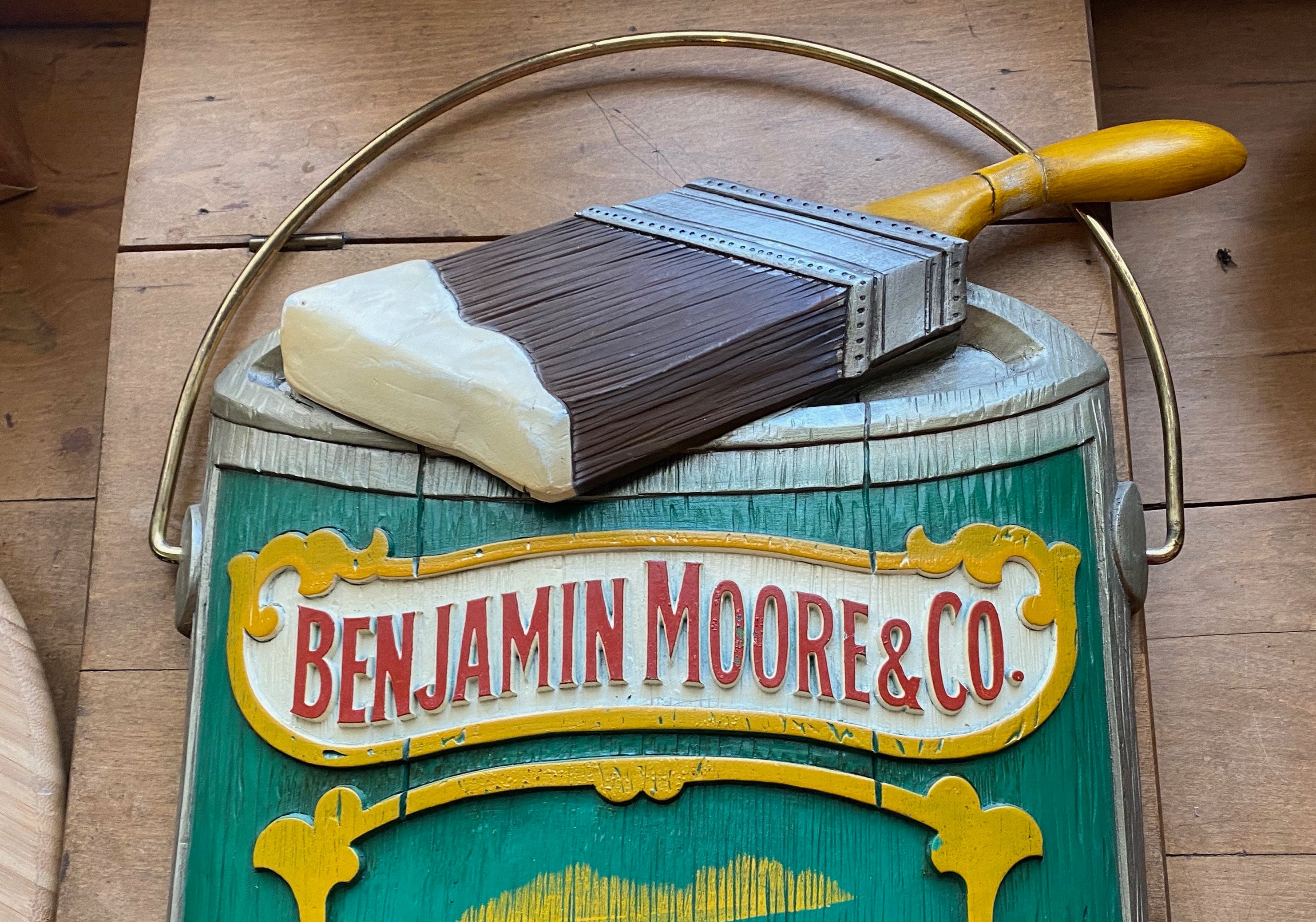 Vintage Original Benjamin Moore Advertising Paint Sign Display High ...