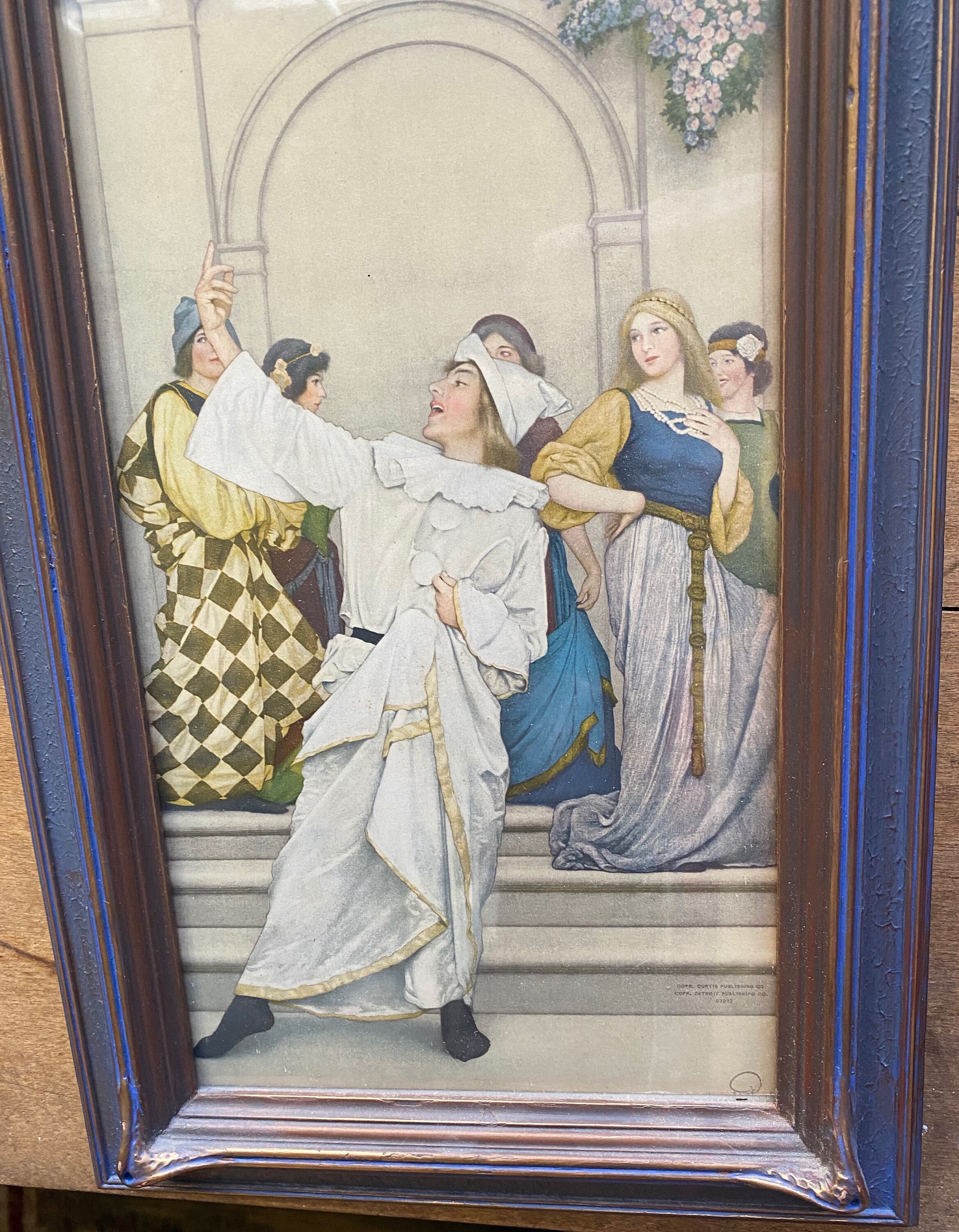 Maxfield Parrish Print A Call to Joy 1915 Original Triptych Print ...