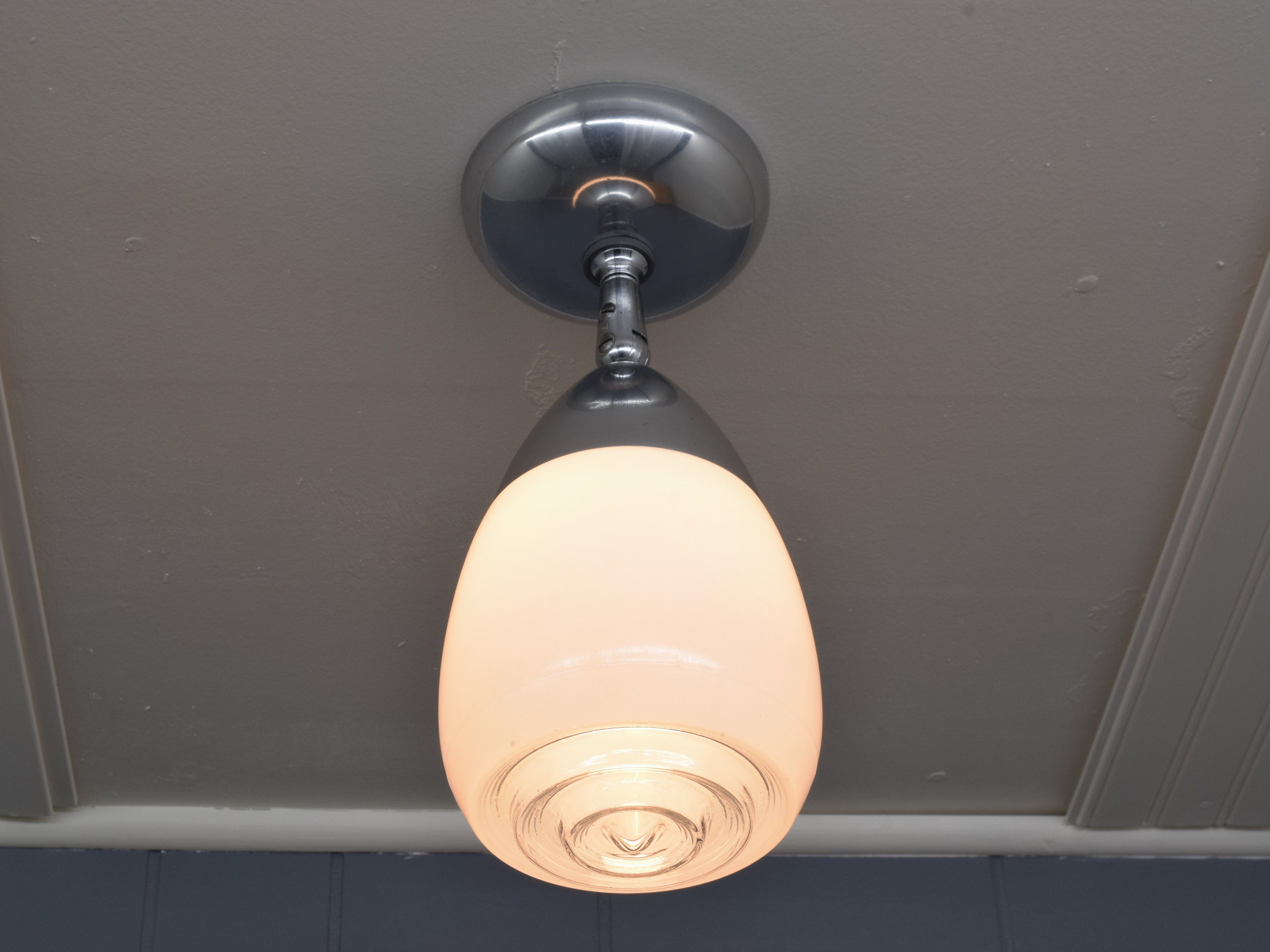 Pair Vintage MCM Ceiling Light or Wall Light Fixture 2-way Adjustable ...