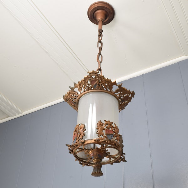Antique Ceiling Light - Etsy