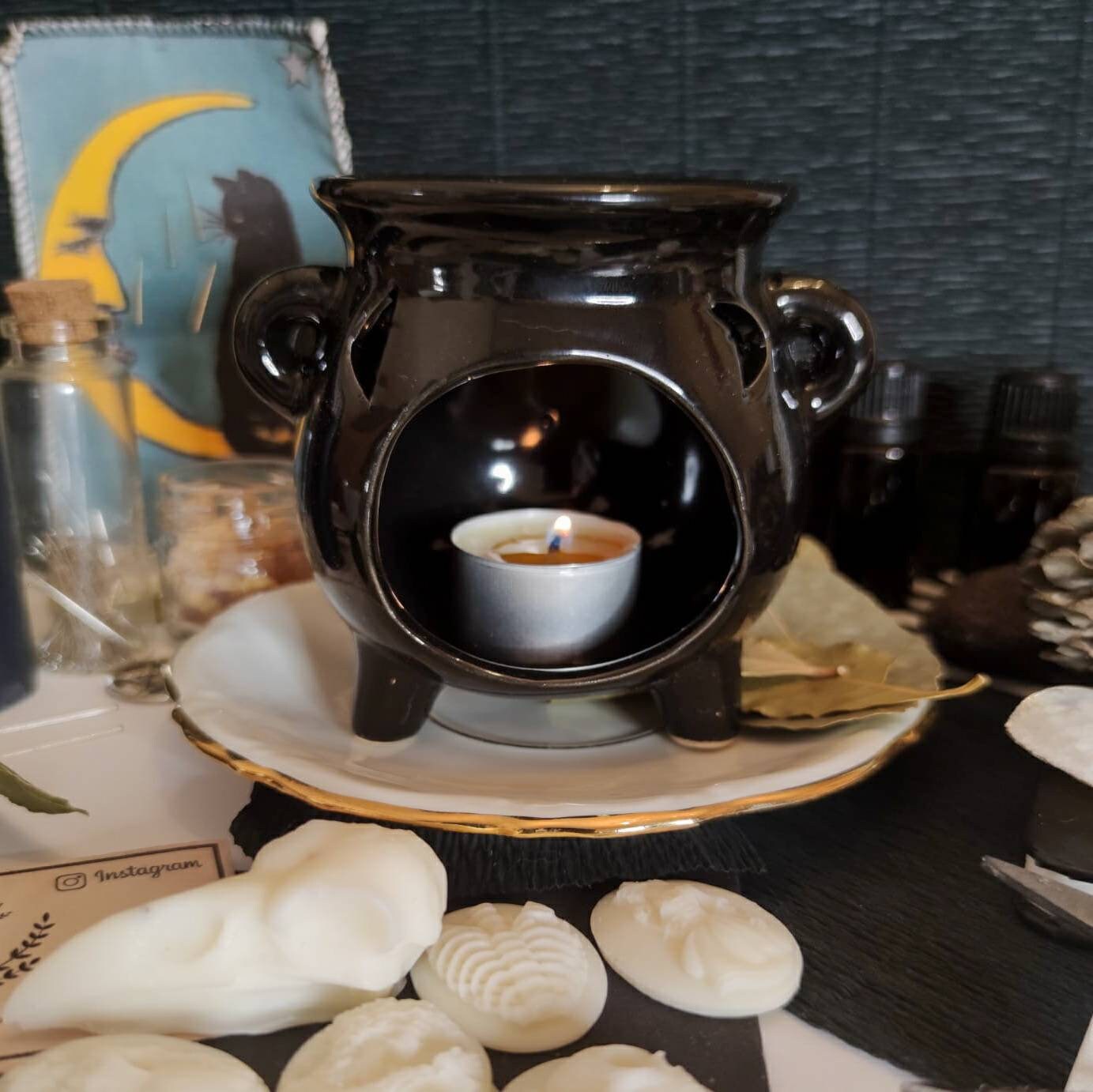 Wiccan Cauldron Witchcraft Oil Burner Wax Burner Gift Idea | Etsy