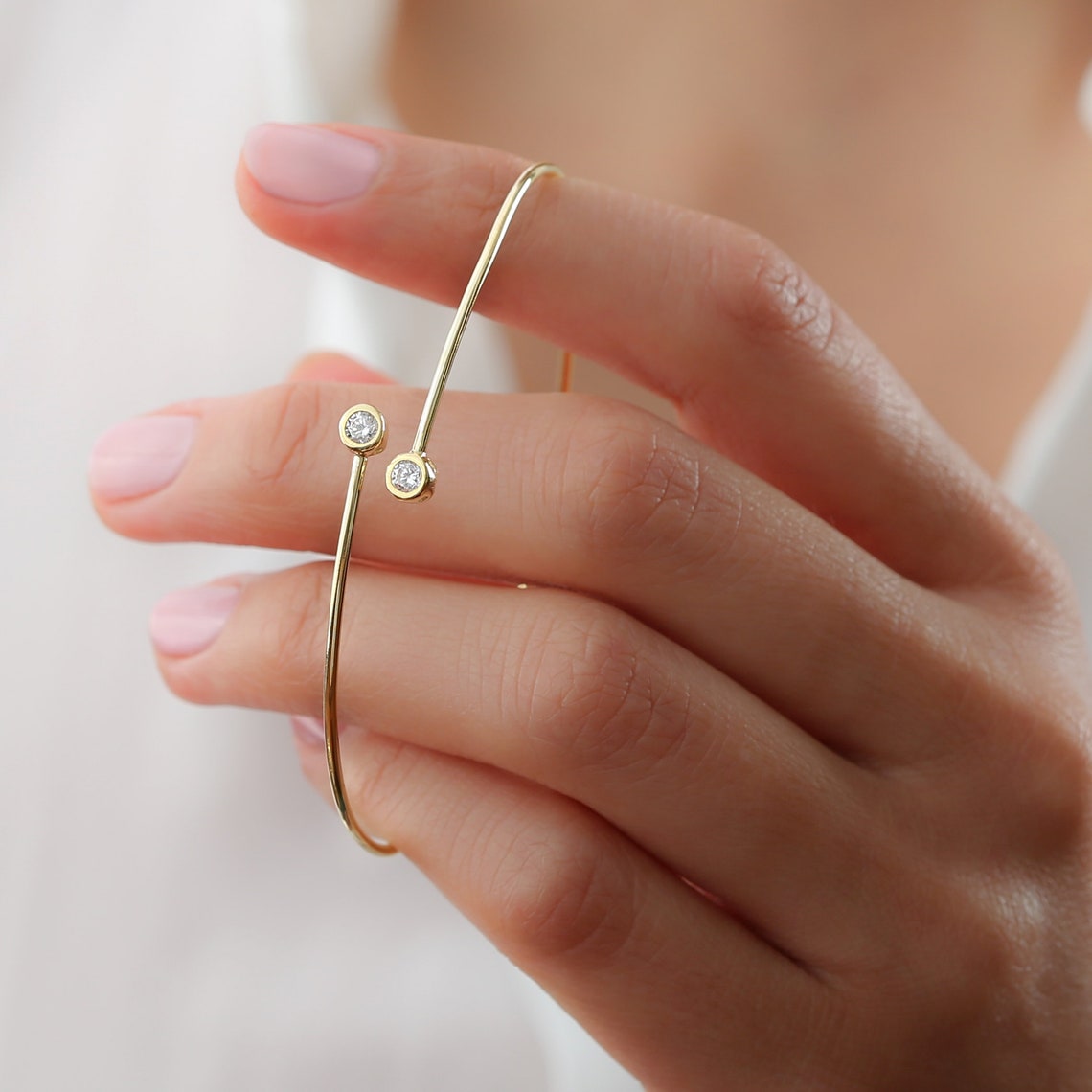 Single Stone Bracelet - Etsy