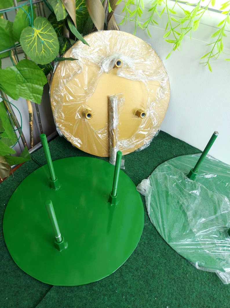 Large Flower Metal Base: Powder Coated Iron Stand, Shop Window Display ...