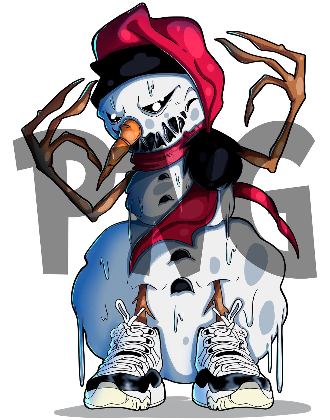 Frosty PNG, Funny Christmas PNG for Sublimation, High Quality PNG ...